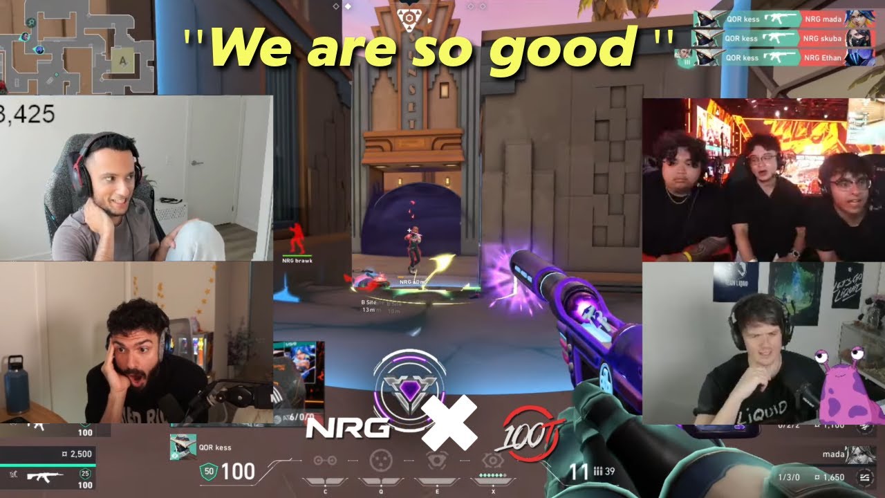 13 minutes of Unbelievable Moments from NRG VS 100T - YouTube