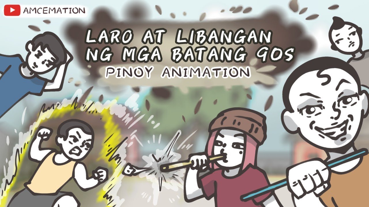 LARO AT LIBANGAN NG MGA BATANG 90S | PINOY ANIMATION - YouTube
