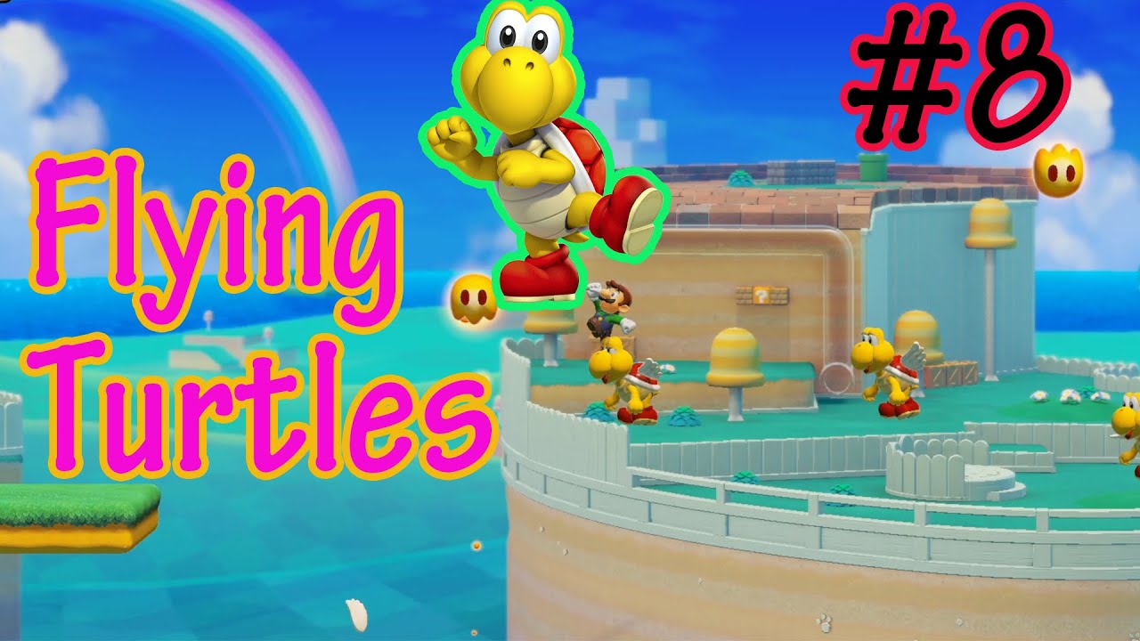 Flying Turtles mario maker 2 ️‍🔥 ,EXPERT #8 || ماريو ميكر مرحلة السلاحف ...
