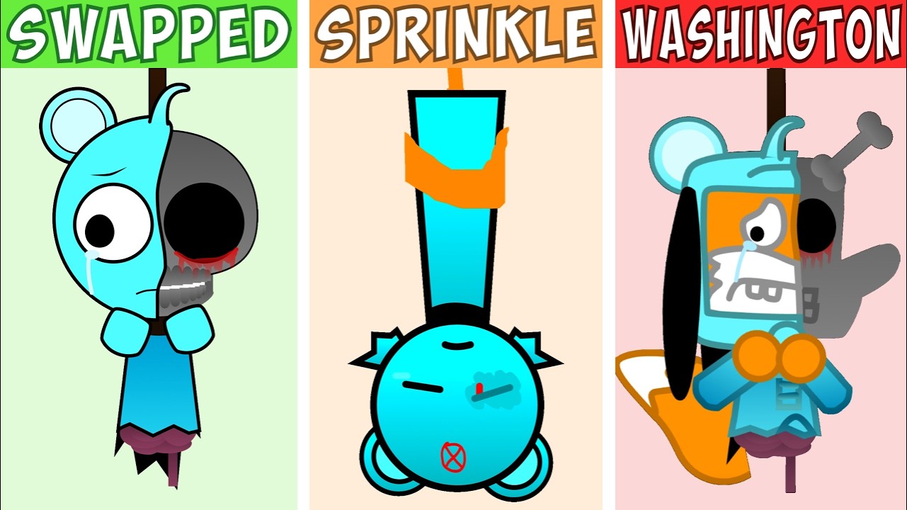 Incredibox Sprunki Swapped VS Sprinkle VS Zip Zip Washington - YouTube