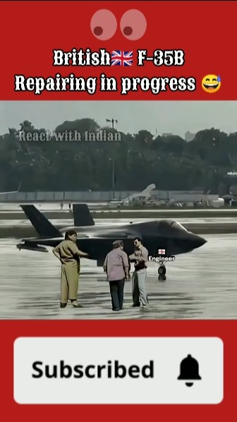 F-35B Repairing In Progress😅 #shorts #f35fighterjet #pakistanireaction ...