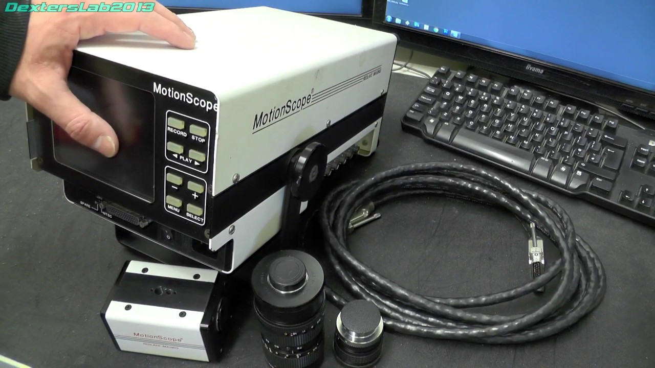 DL124 - MotionScope 500C Colour High Speed Video Camera Teardown Part 1 ...