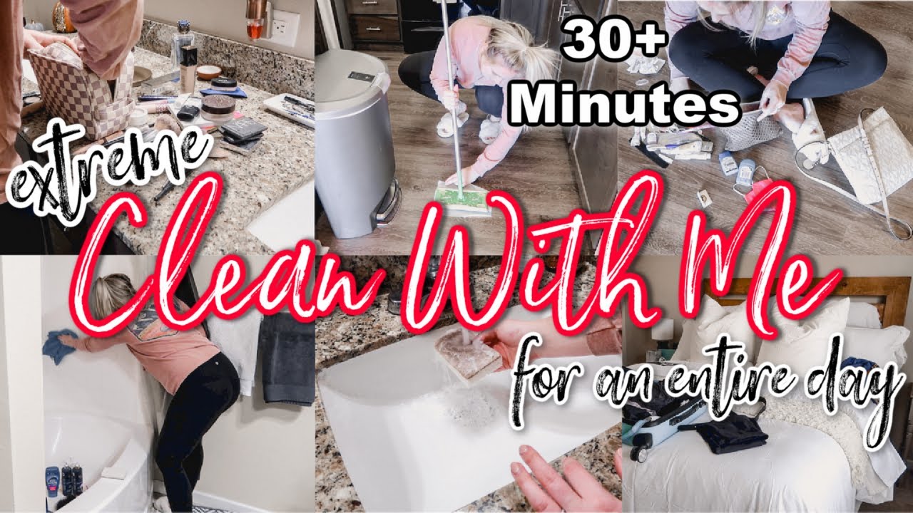ENTIRE APARTMENT ALL DAY CLEAN WITH ME | DEEP CLEANING MY ENTIRE ...