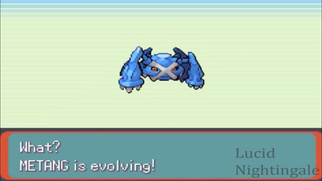 Pokemon Emerald Beldum Evolves To Metang and Metagross - YouTube