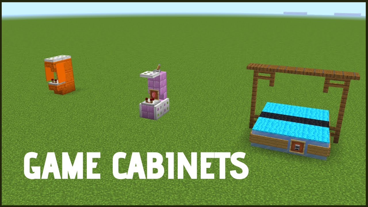 Custom Game Cabinets In MInecraft - YouTube