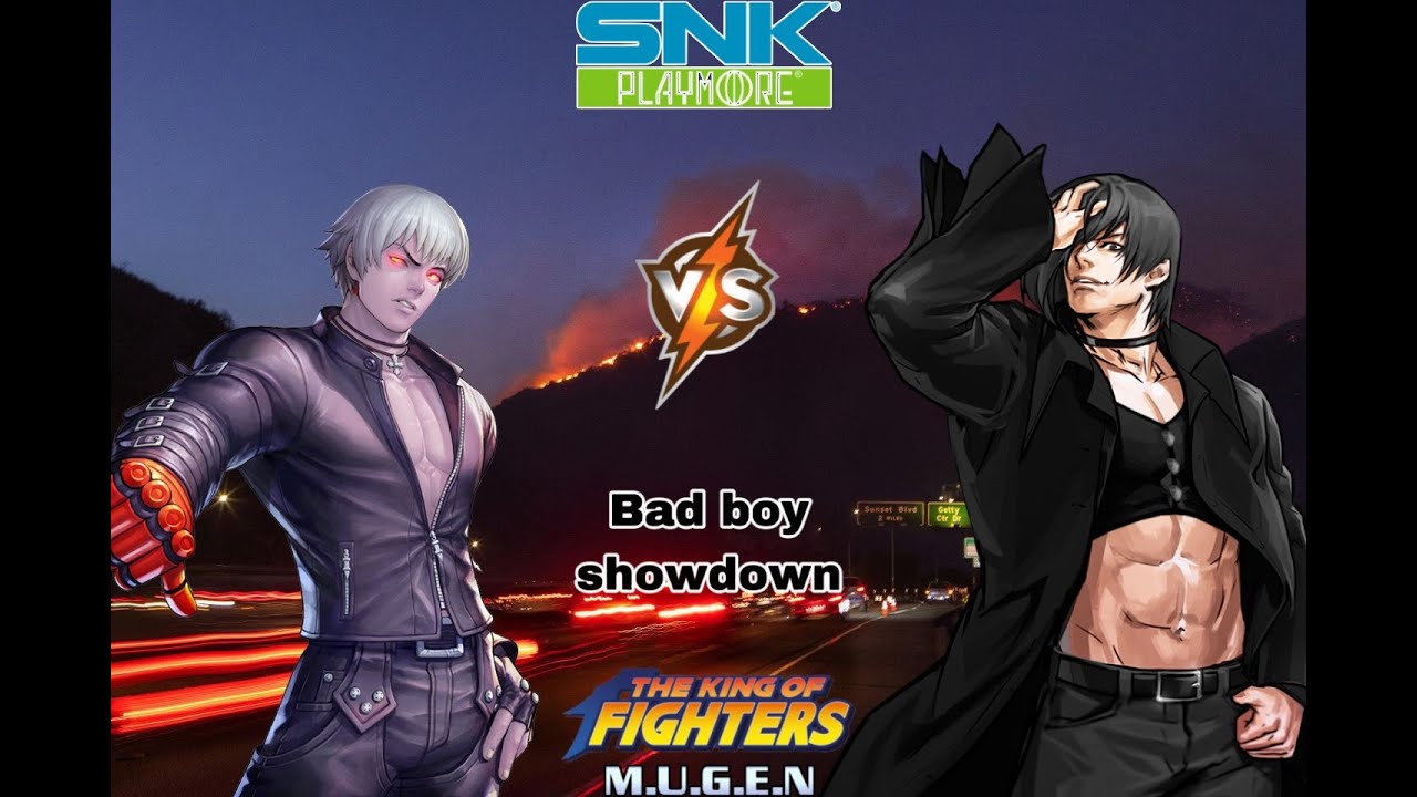 KOF MUGEN - Human Orochi K' Dash Evolution team VS Iori Yagami FEN Evolution team - Bad Boy ...