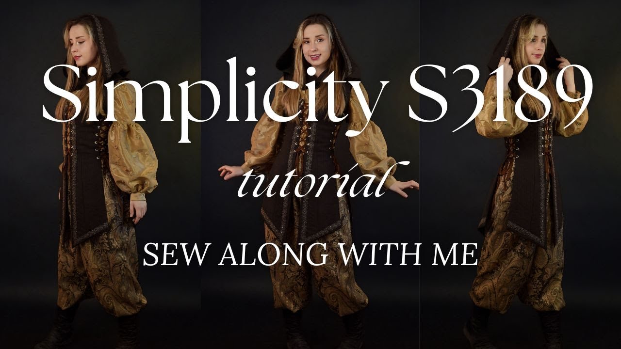 Sew Along with Raine Emery to Simplicity S3189 - YouTube