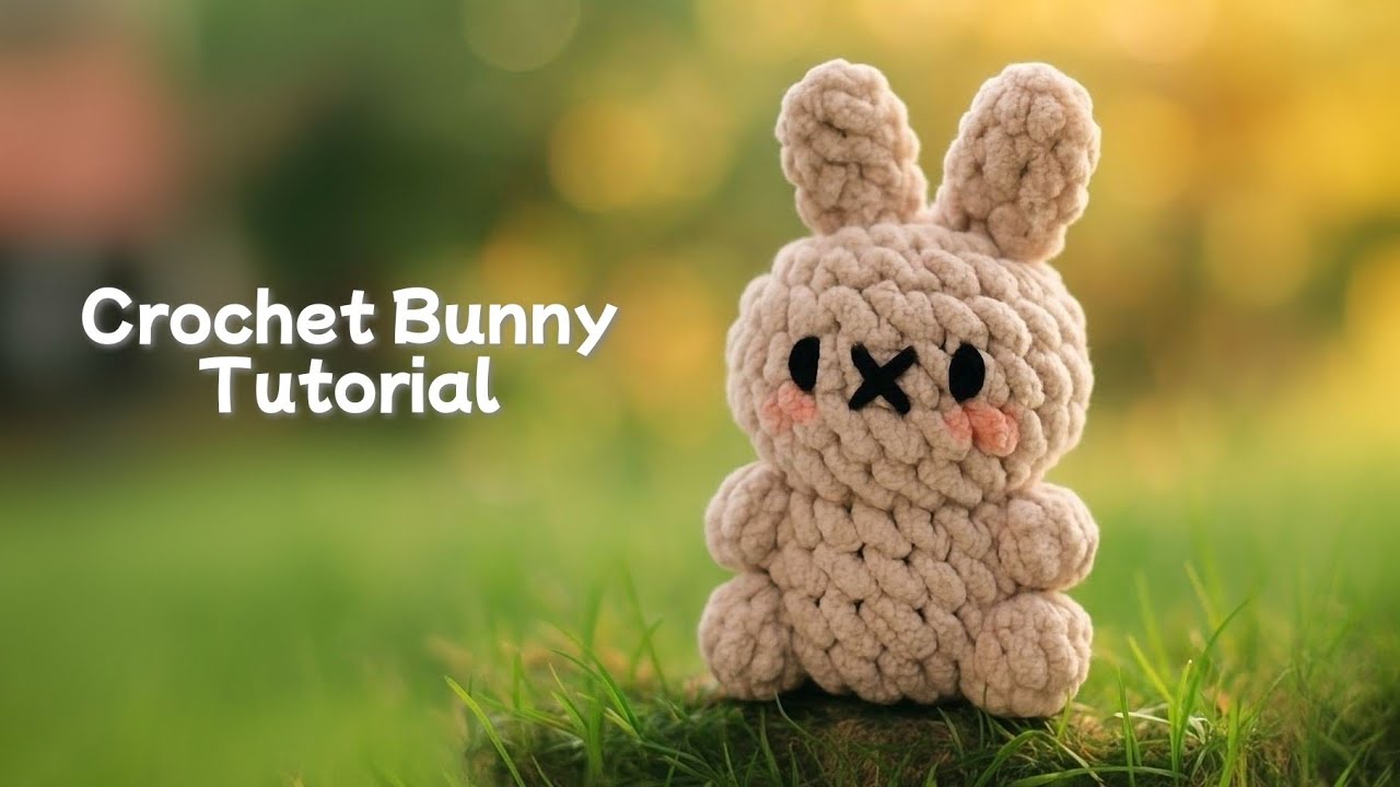 Crochet Bunny Tutorial | Crochet Beginners | haficrochet - YouTube