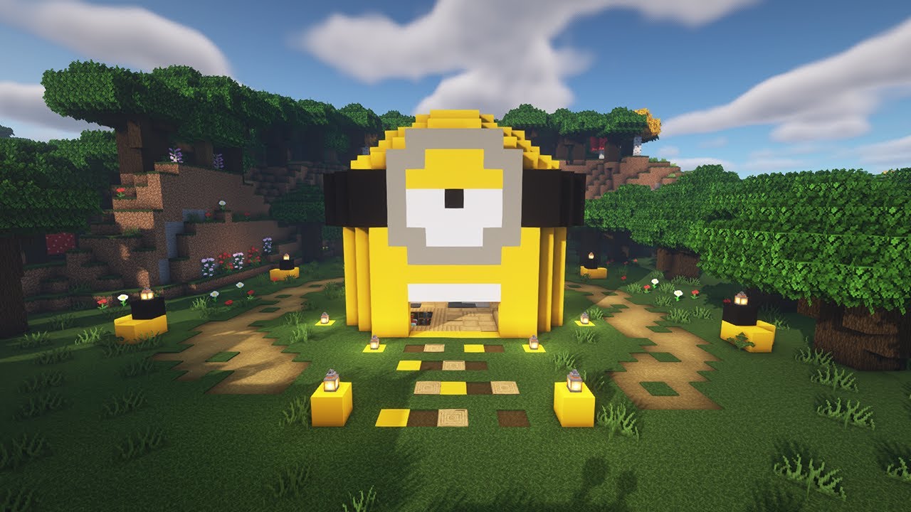 Minecraft | How to build a Minions House - YouTube