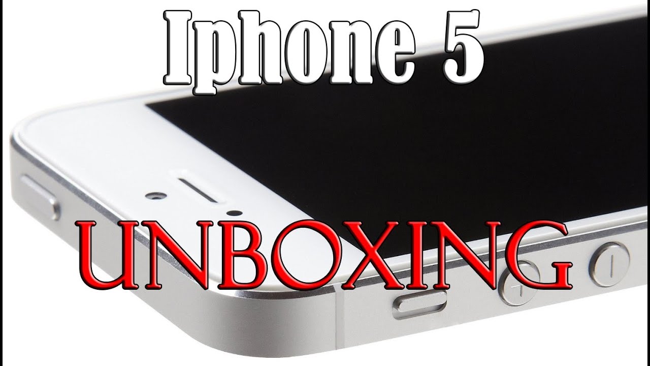Iphone 5 Unboxing and Setup - YouTube