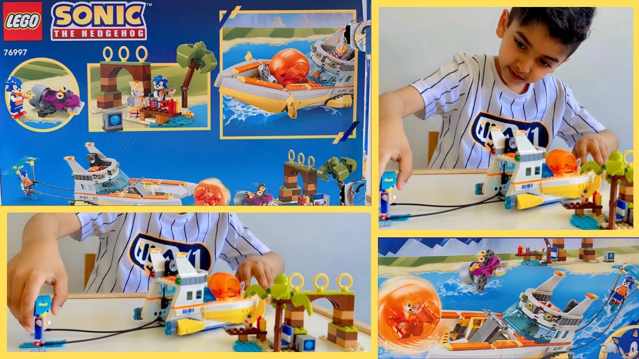 LEGO Sonic the Hedgehog (76997) Tails' Adventure Boat 2024 Set - YouTube