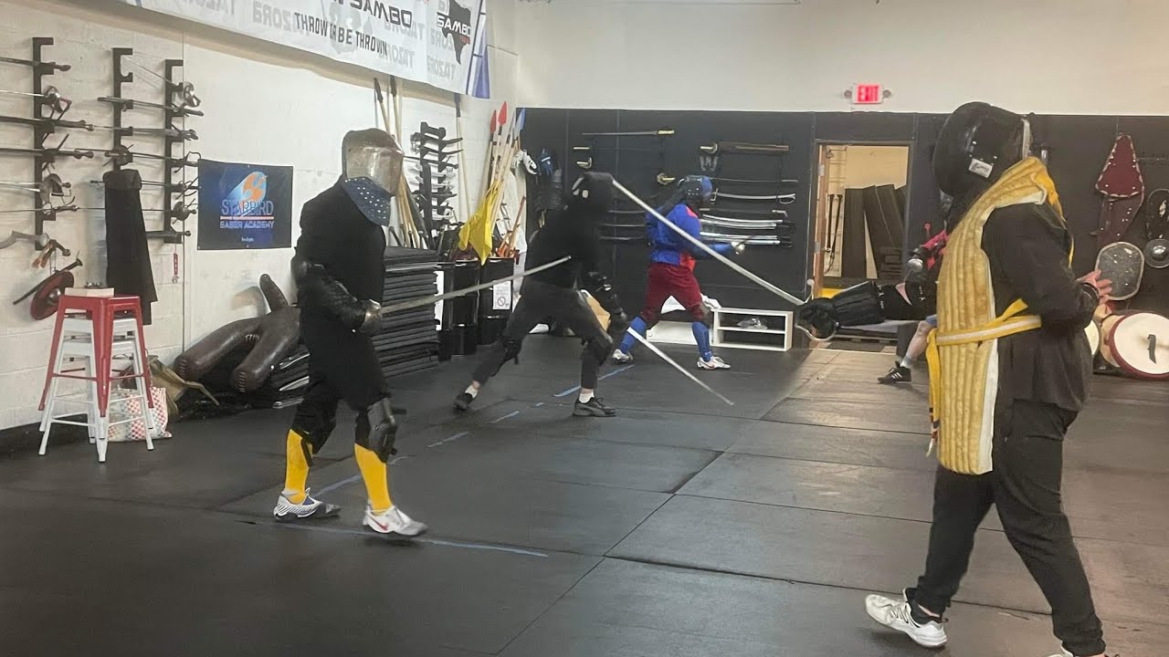 Sabre bouts in Dallas - YouTube