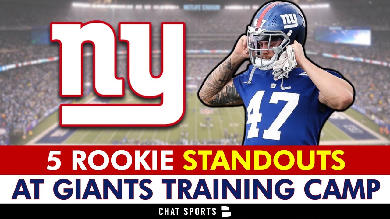 5 Giants Rookies SHOWING OUT At NY Giants Training Camp - YouTube