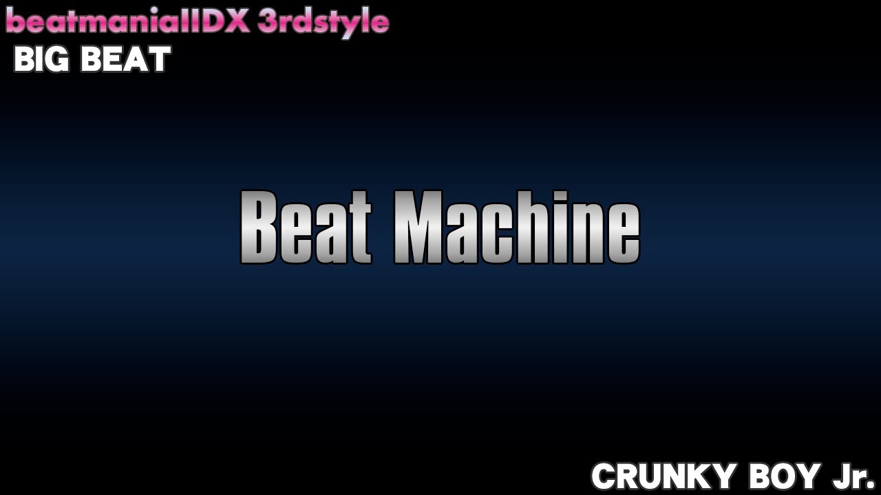 beatmaniaIIDX - Beat Machine DP - YouTube