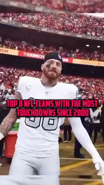 Top 8 NFL teams with the most touchdowns since 2000 - YouTube