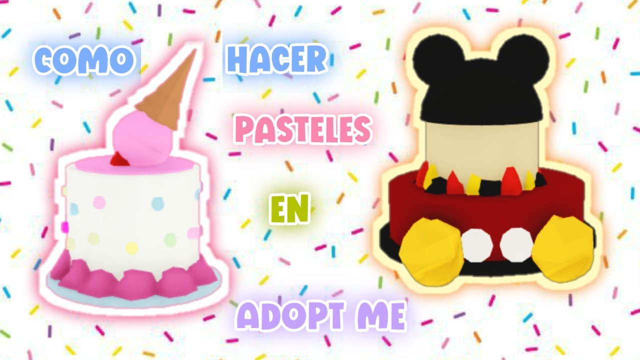 Como hacer pasteles en adopt me 🎂🍰| Hacks de comida en adopt me | Food ...