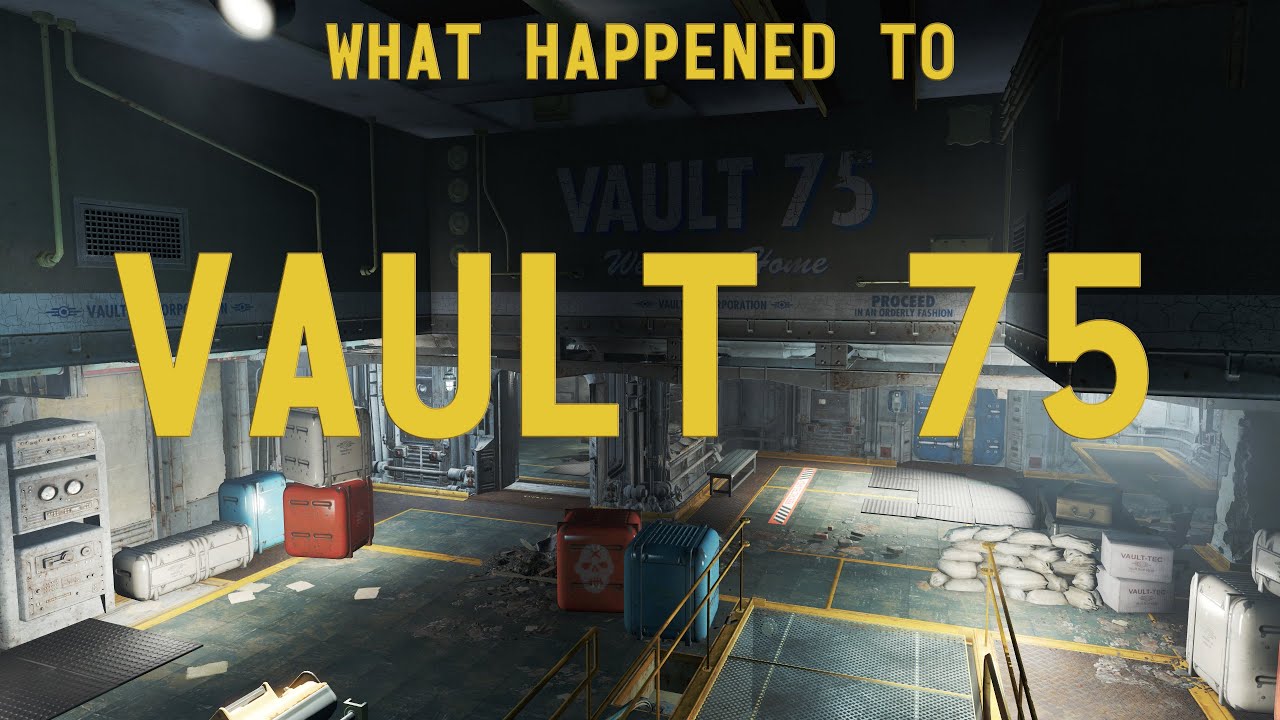 Fallout 4 Lore - What Happened to Vault 75 - YouTube