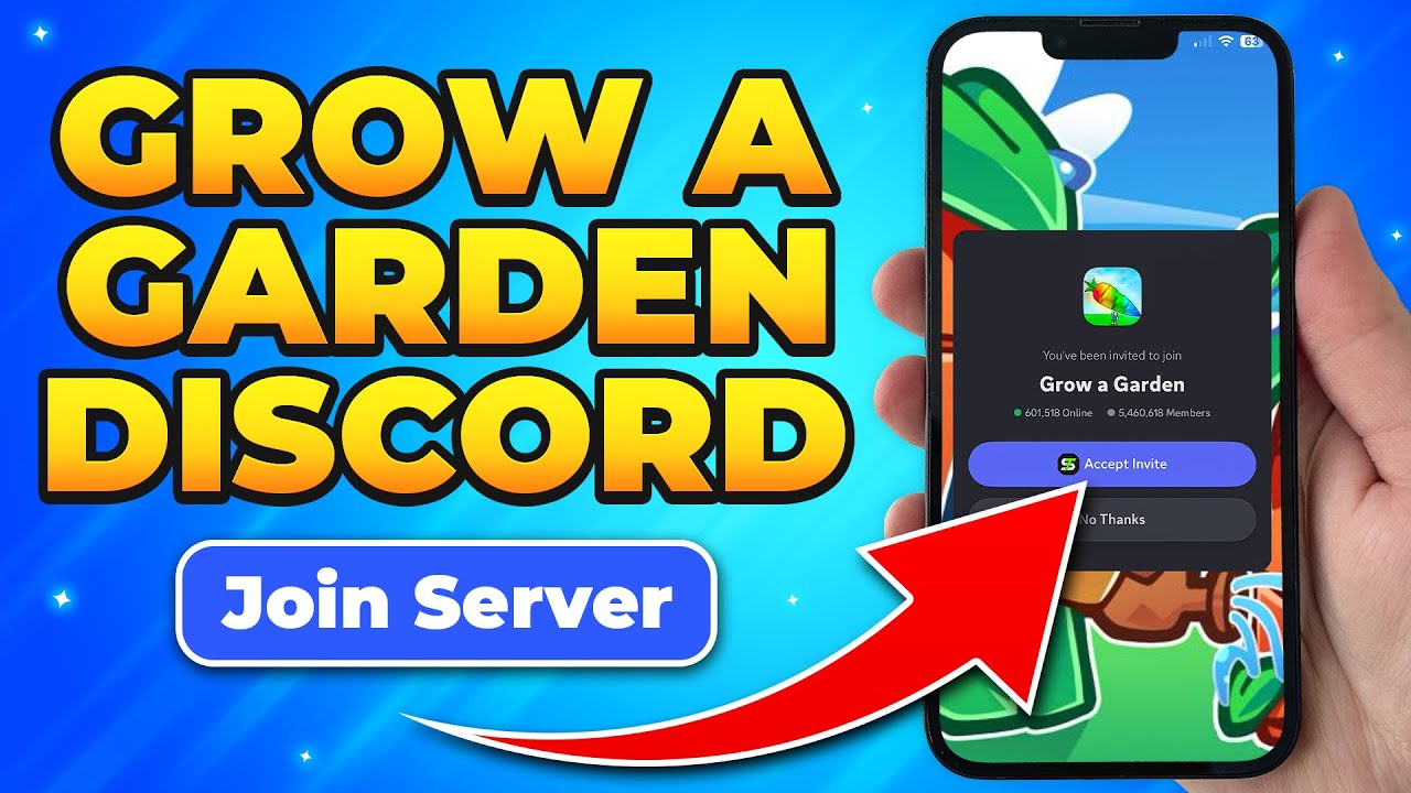 How to Join Grow a Garden Discord Server on Mobile – iPhone & iPad ...