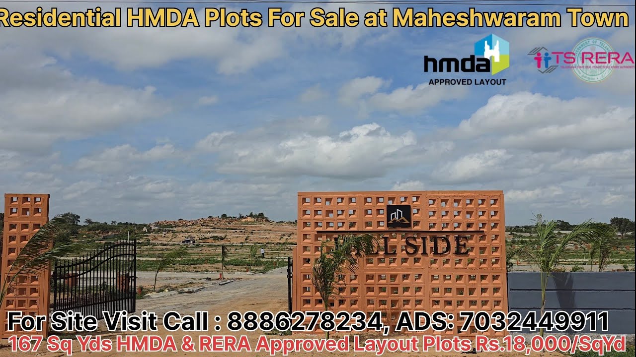 Residential Plots In HMDA & RERA Approved Layout Venture @MAHESHWARAM ...