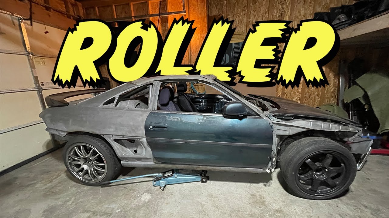 TOYOTA MR2 SW20 Rolling for the first time in YEARS! Sub frame mounting ...