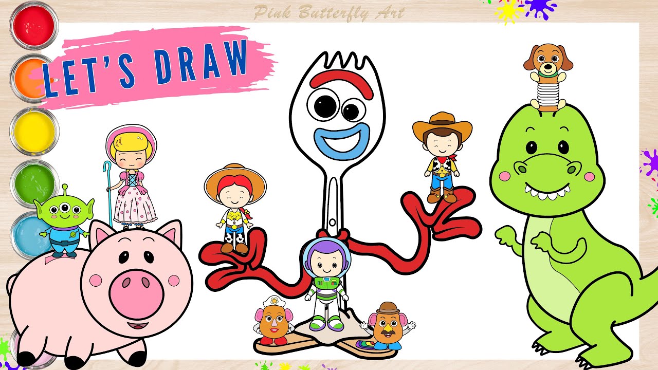 Let's Draw! Drawing and Coloring Animation for Kids Toddlers ...