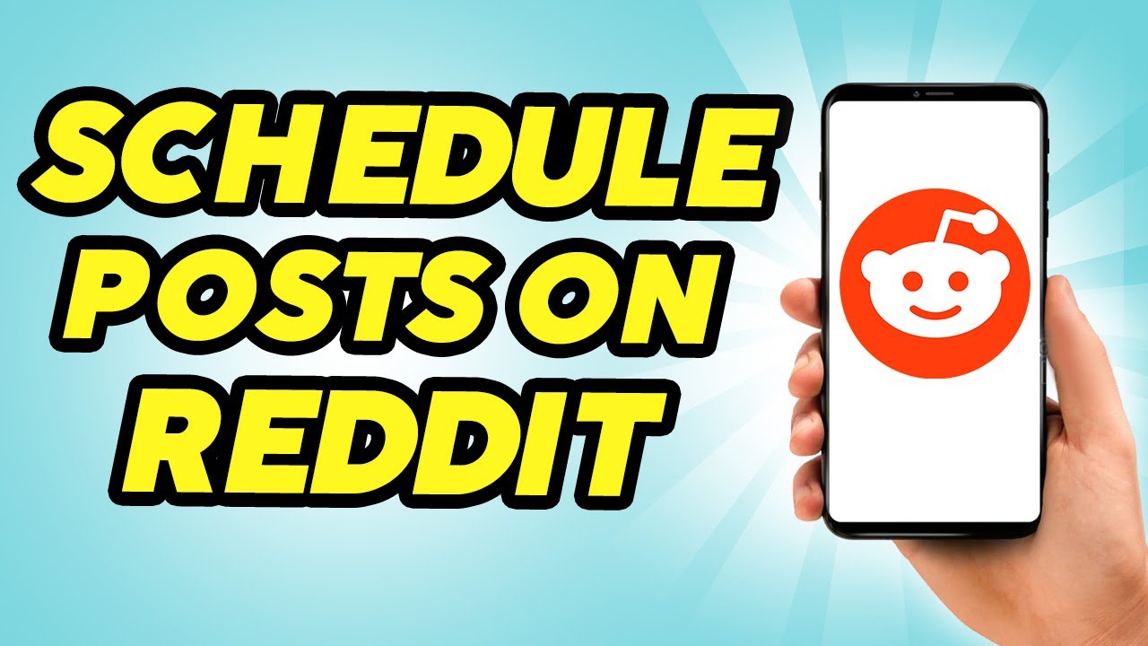 How To Schedule Posts on Reddit - 2024 - YouTube