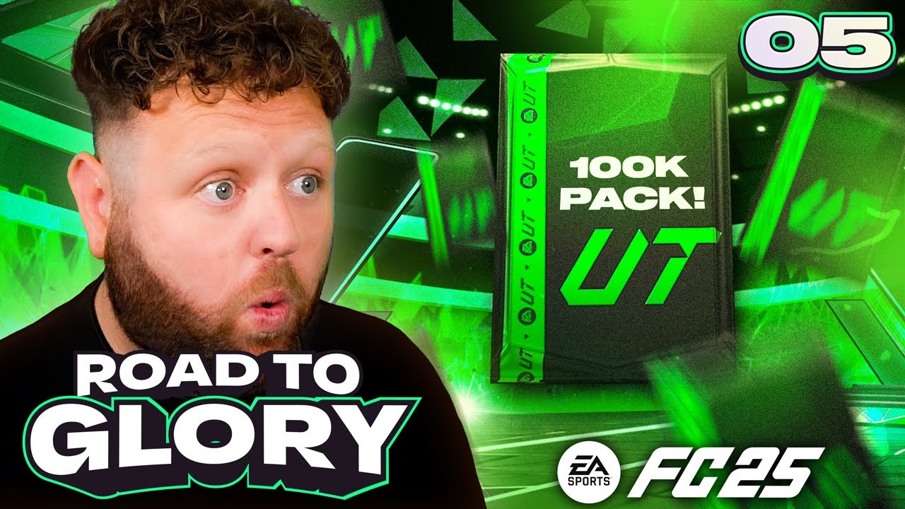 FC25 ROAD TO GLORY #5 - I UNLOCKED A 100K PACK!! - YouTube