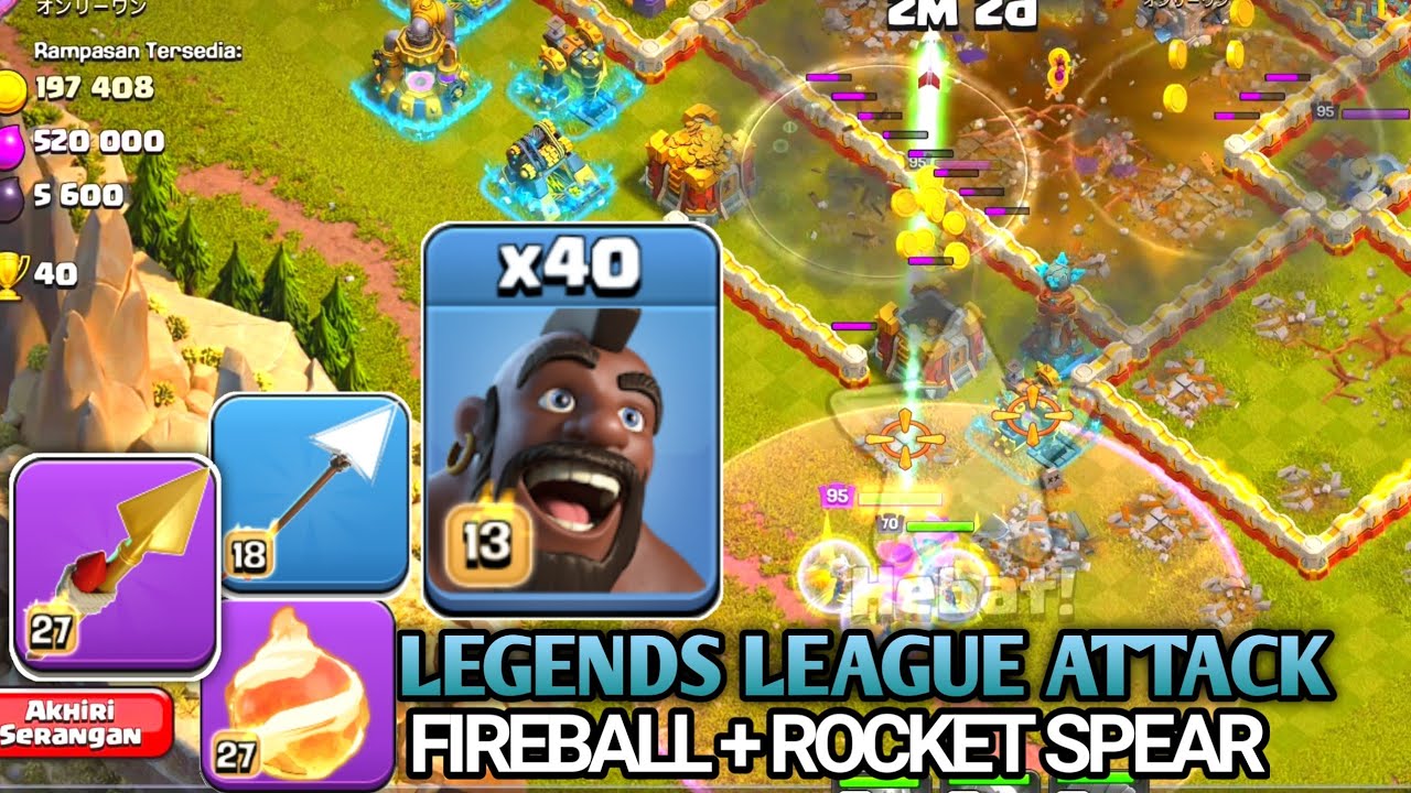 +320 INSANE FIREBALL MAS HOGG ‼️ LEGEND LEAGUE ATTACK | CLASH OF CLANS - YouTube