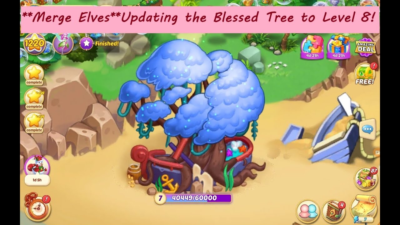 Merge Elves *Updating the Blessed Tree to Level 8!* - YouTube