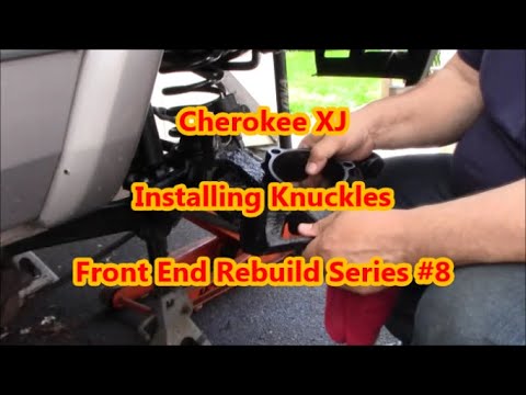 XJ-Cosmo - Episode 46 | Installing Dana 30 Steering Knuckles - Front ...