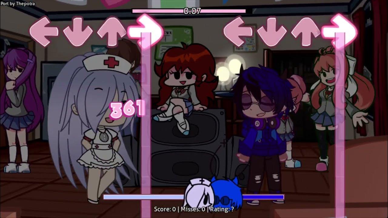 FNF It's Complicated (Sayori Mix) but Nurse Luck and Jeff sings it (Cover) - YouTube