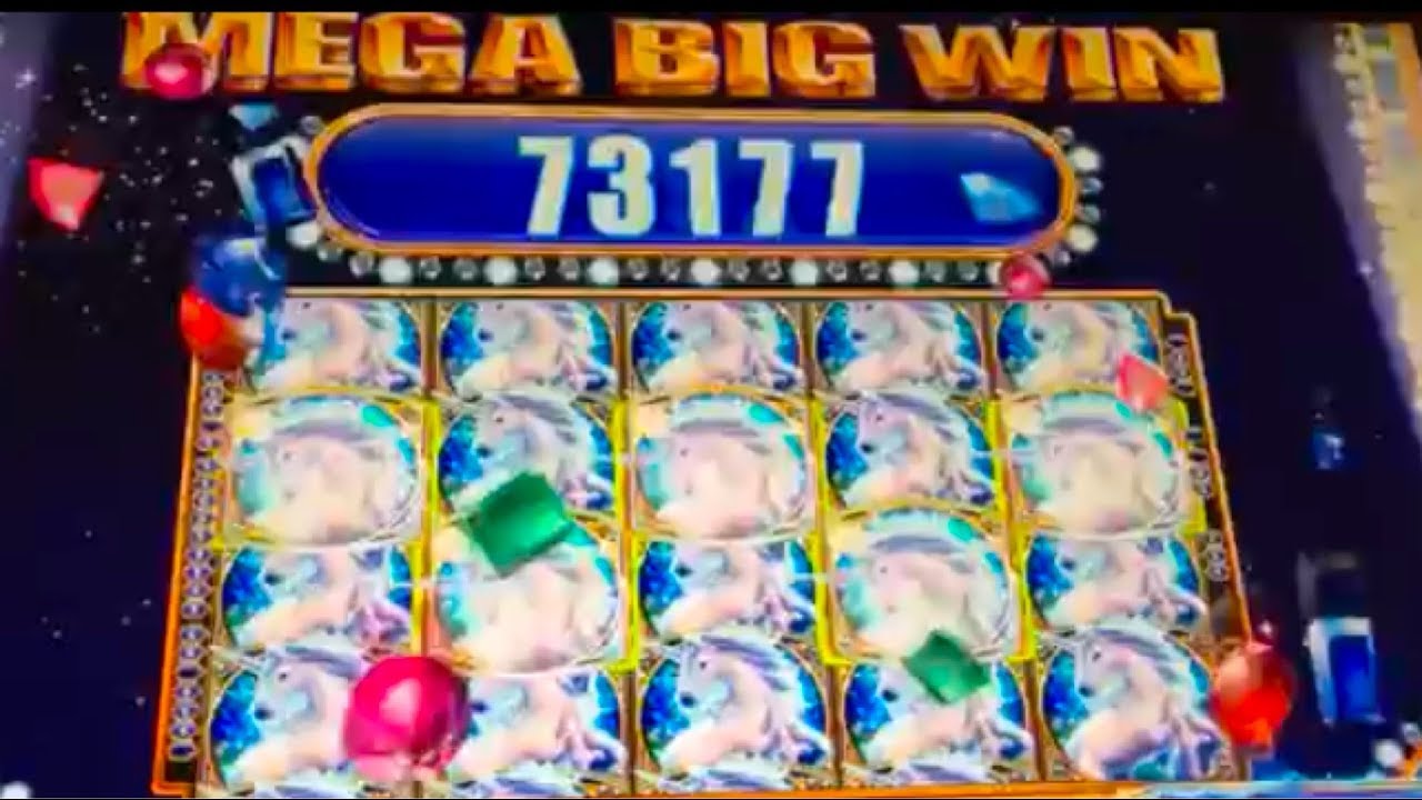 **MEGA HUGE WIN**Mystical Unicorn FULL SCREEN WMS Slot Machine! - YouTube