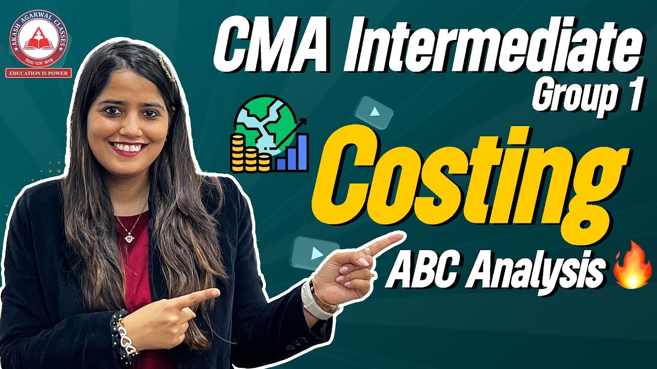 What Are Costing Important Chapters ? CMA Inter Costing ABC Analysis ...