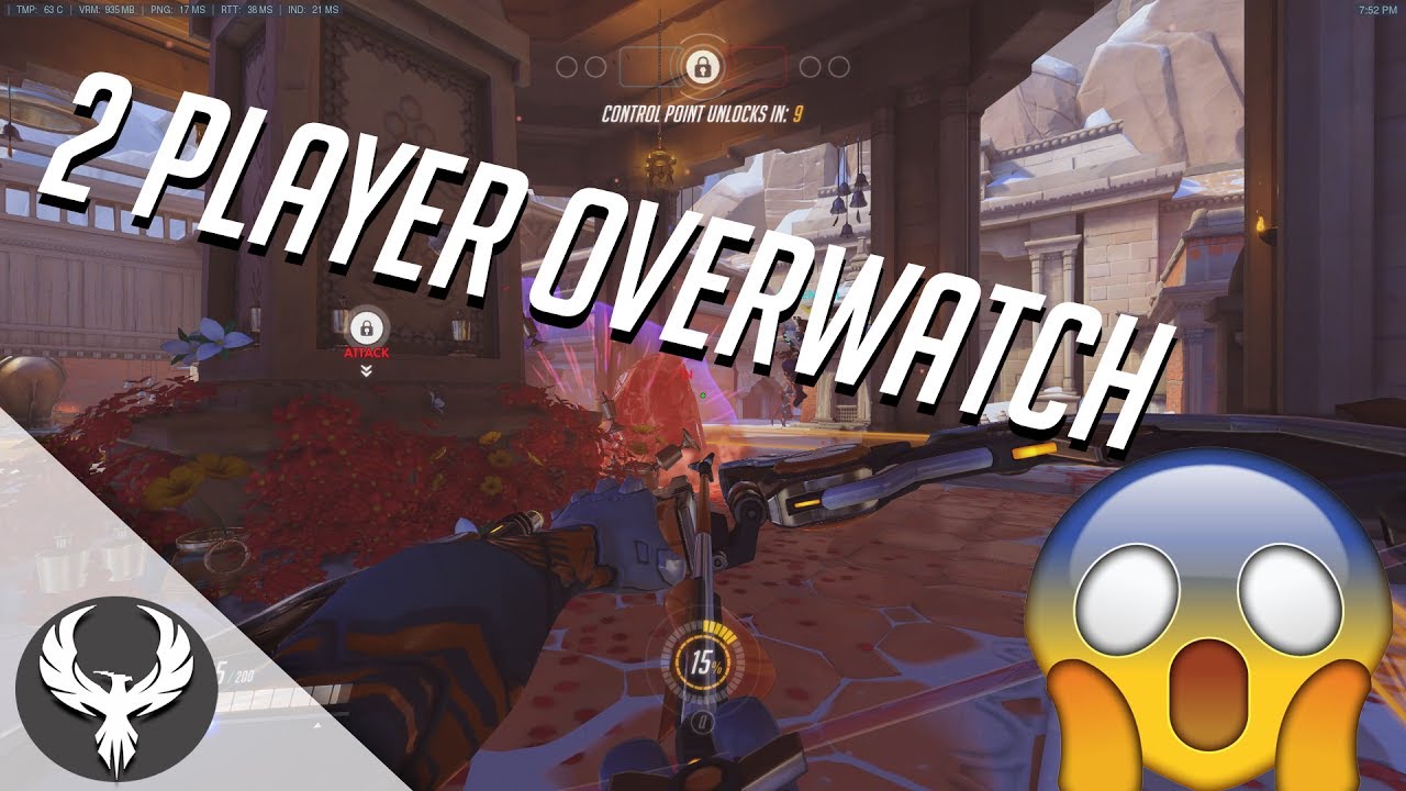 2 GUYS 1 KEYBOARD! | OVERWATCH 2 PLAYER W/Just Nez - YouTube