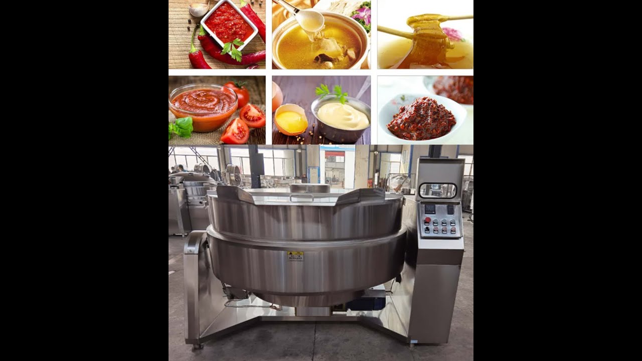 Commercial Automatic cooker Gas steam electric heating jacketed kettle ...