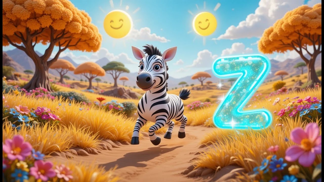 A to Z | Fun ABC Alphabet Song with Animals | Learn Letters & Phonics ...