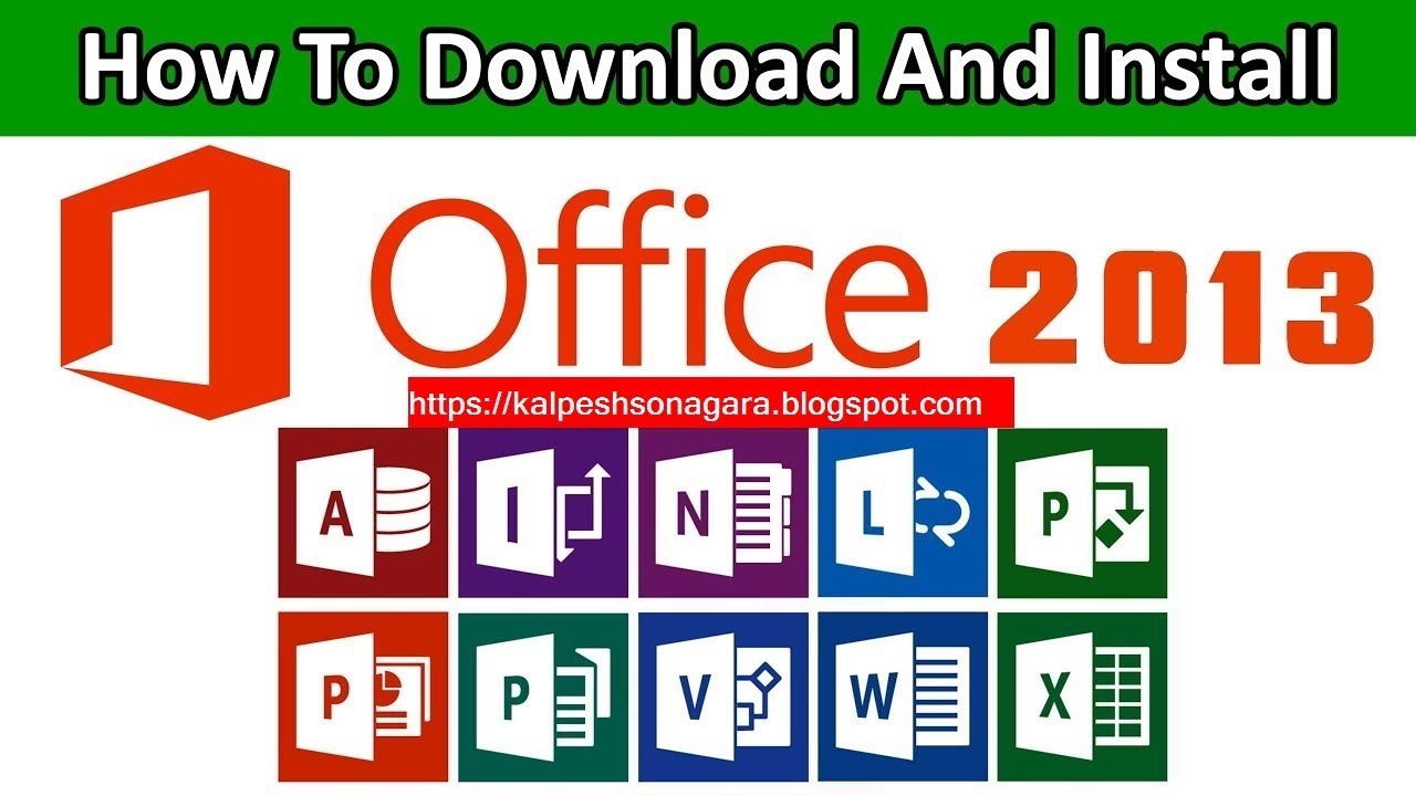 How to Download &Microsoft Office Install 2013 Professional Plus - YouTube
