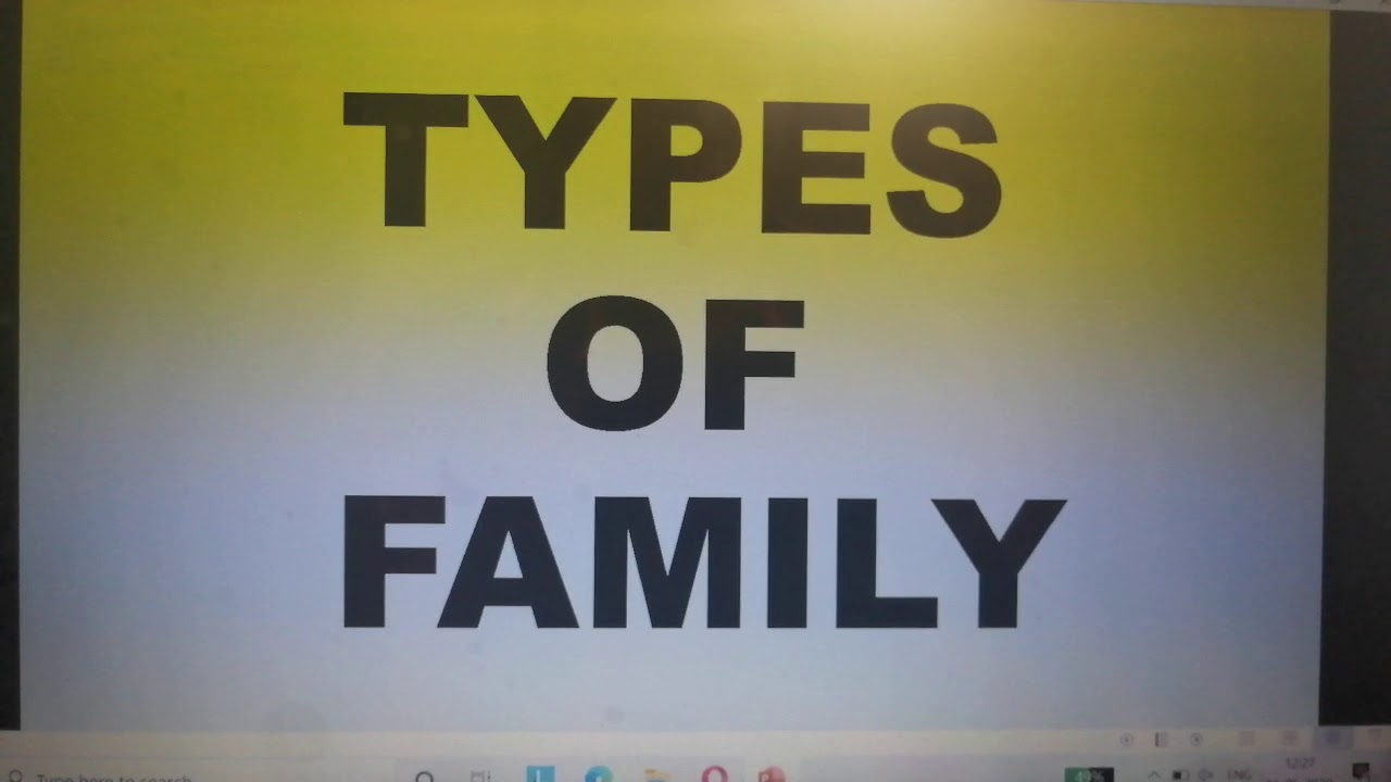 Types Of Family YouTube types-of-family-youtube