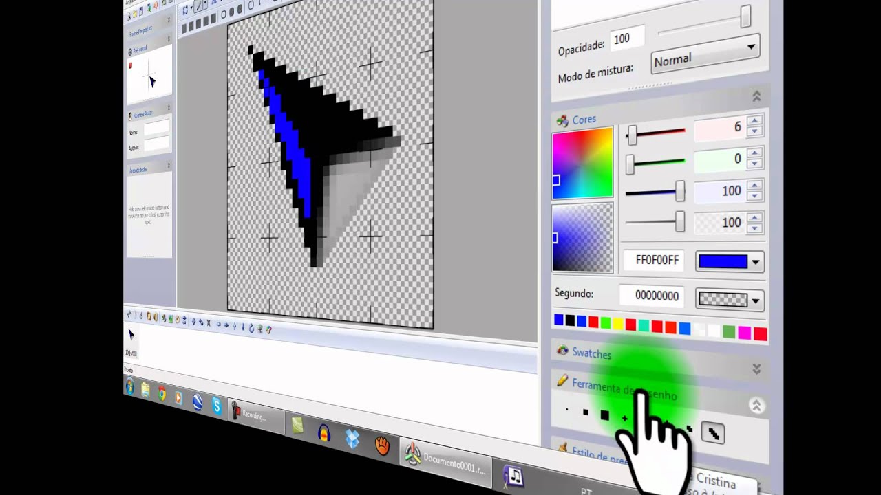 Como Criar Um Cursor Animado 3D - YouTube