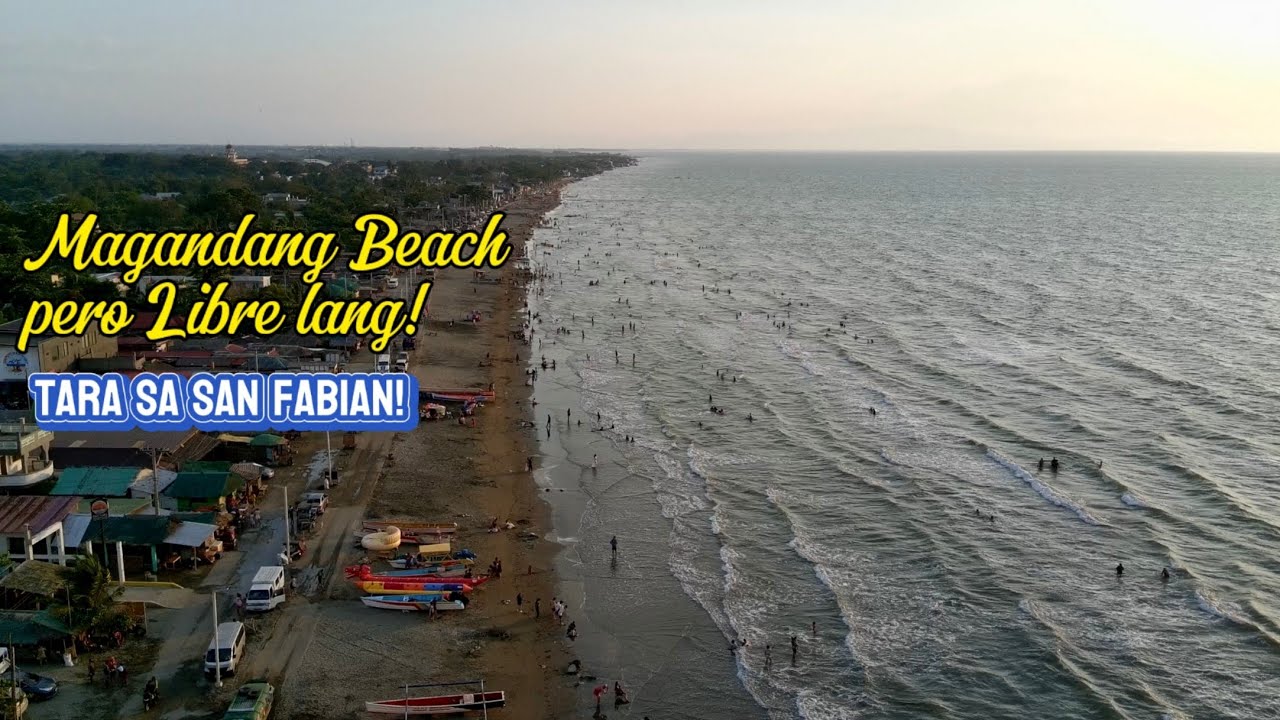 SAN FABIAN CENTRAL BEACH (PUBLIC BEACH) | PANGASINAN TOURIST SPOT ...