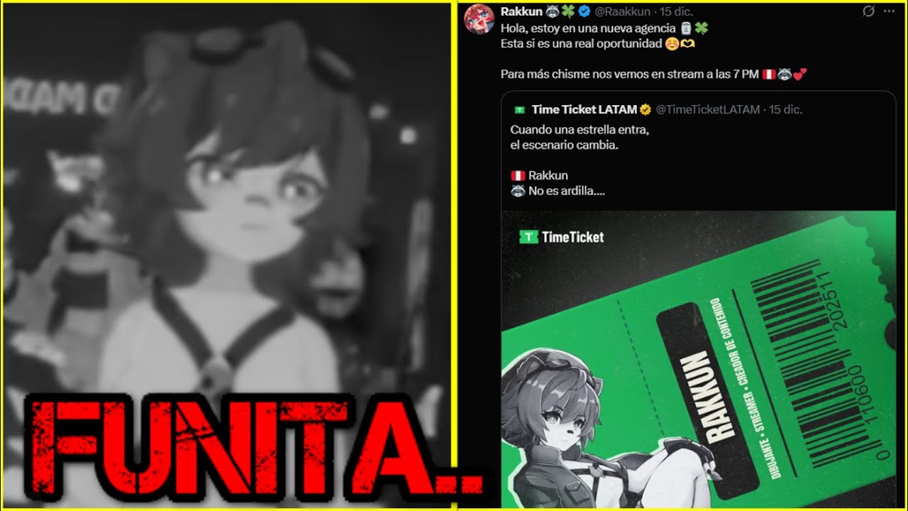 RAKKUN SE UNE A UNA NUEVA AGENCIA PERO ACABA EN FUNA POR ESTO... - YouTube