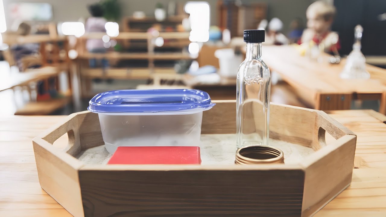 Montessori at home-practical life opening and closing containers ...