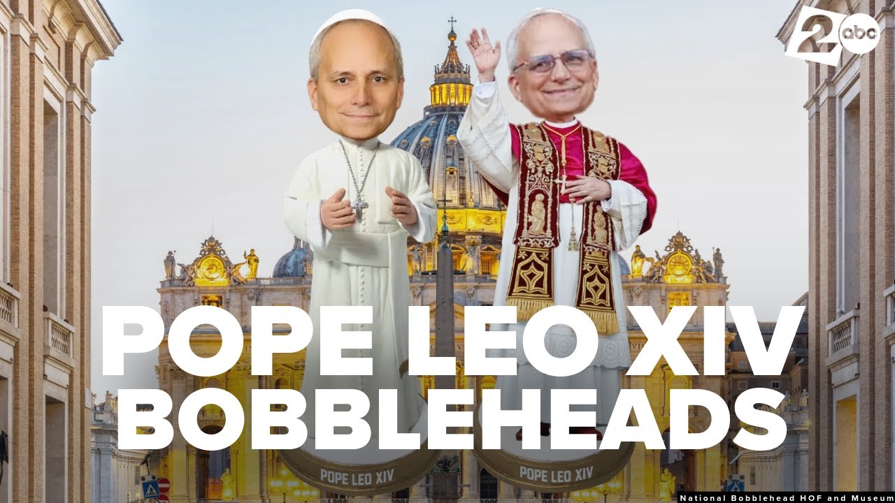 Pope Leo XIV shakes up bobblehead scene, a nod from National Bobblehead ...