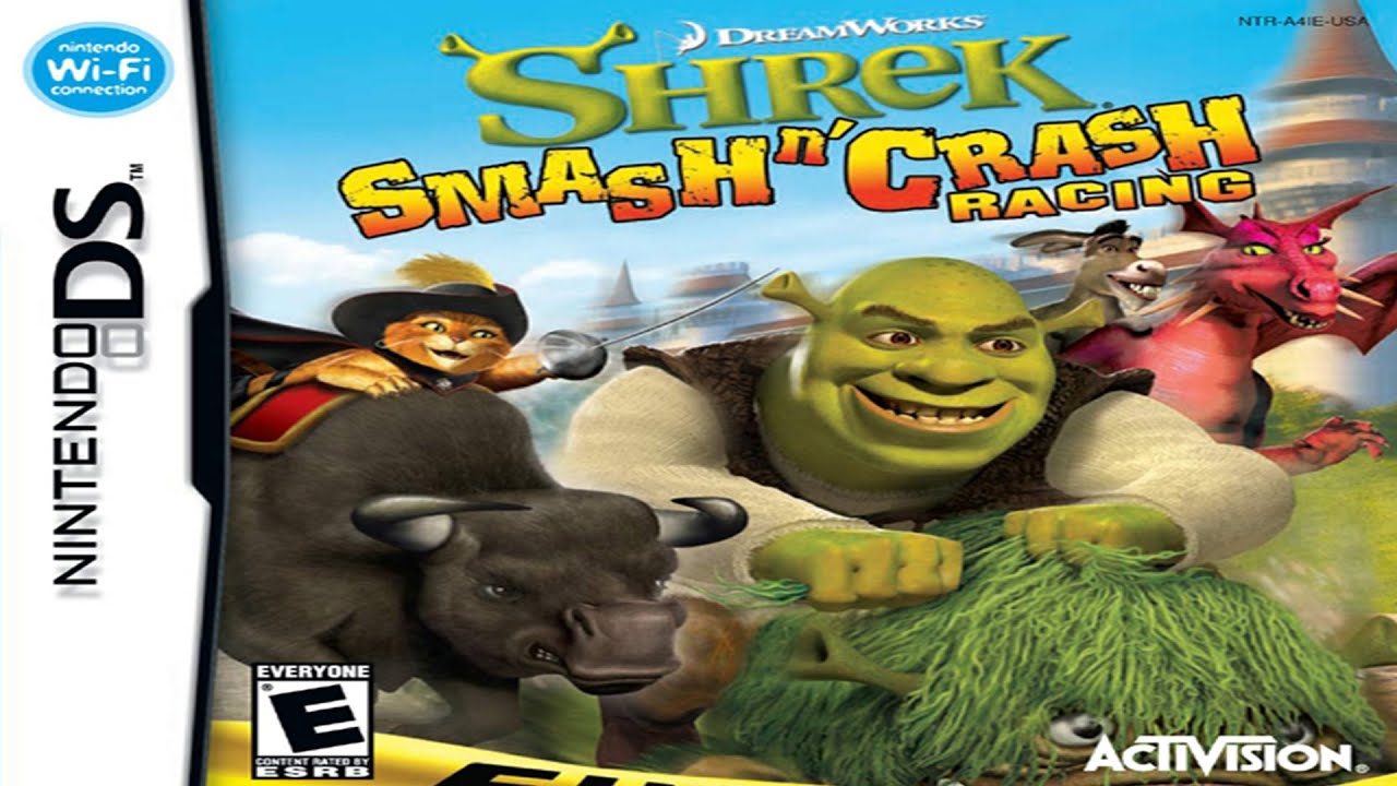 Shrek Smash n' Crash Racing Gameplay Nintendo DS - YouTube