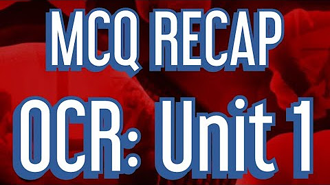 OCR Revision Recaps - YouTube