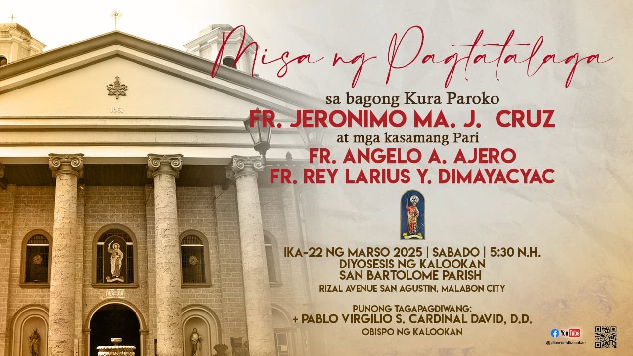 Misa ng Pagtatalaga sa Kura Paroko Rev. Fr. Romeo T. Tuazon - YouTube