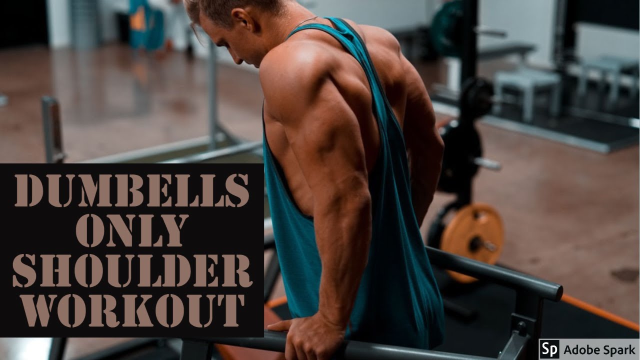 Build Strong Shoulders at Home (Dumbells Only) - YouTube
