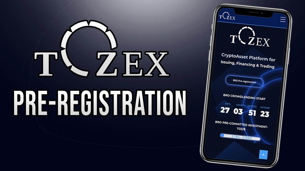Tozex BRO Dashboard / Whitelist Pre-registration Tutorial - YouTube