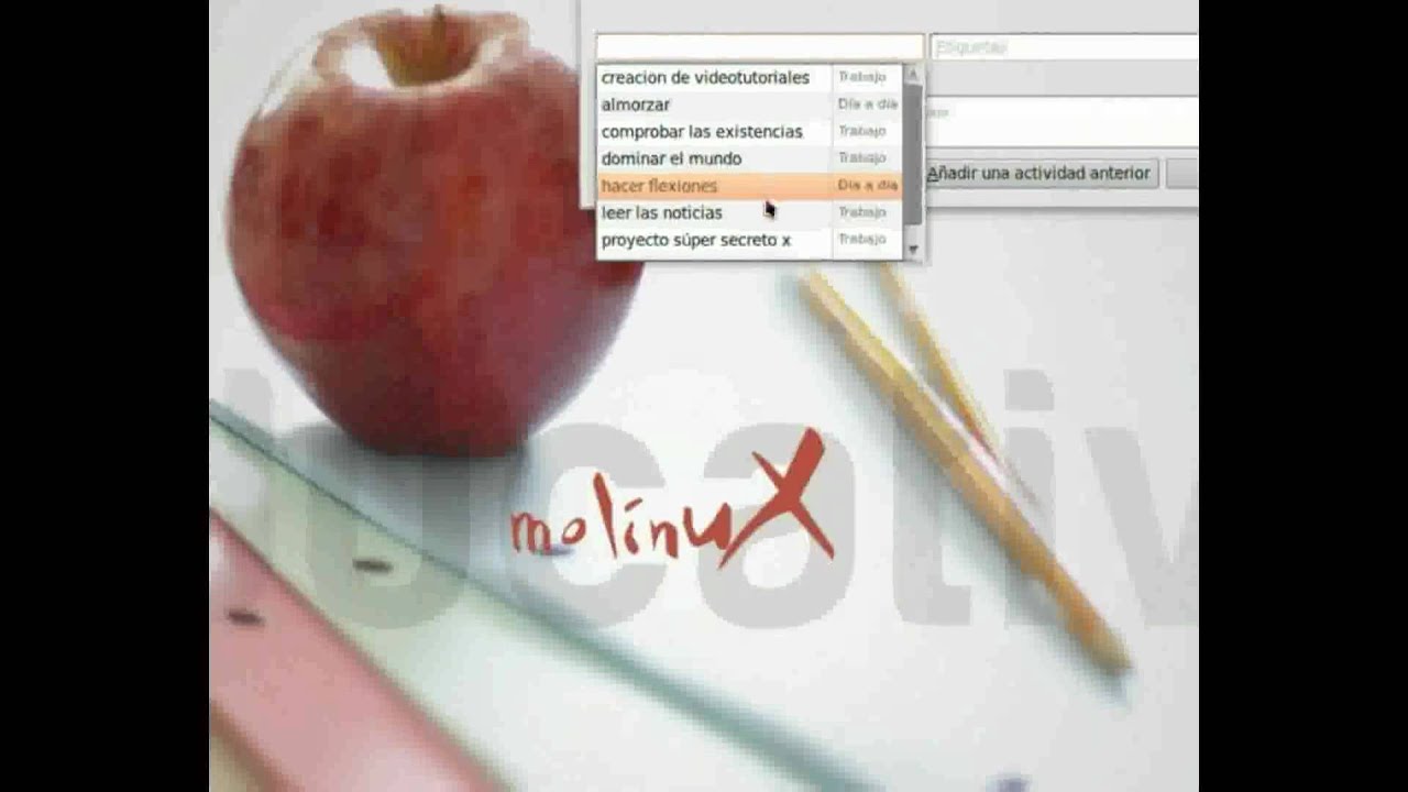 Molinux 6.0 - Gestor de tiempo: Hamster - YouTube