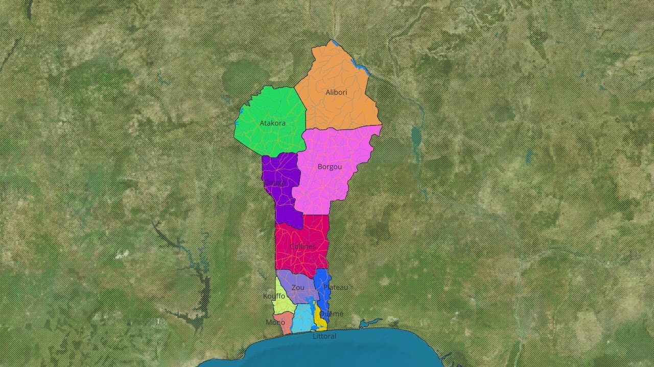 Population distribution in Benin (1950 -- 2022) - YouTube
